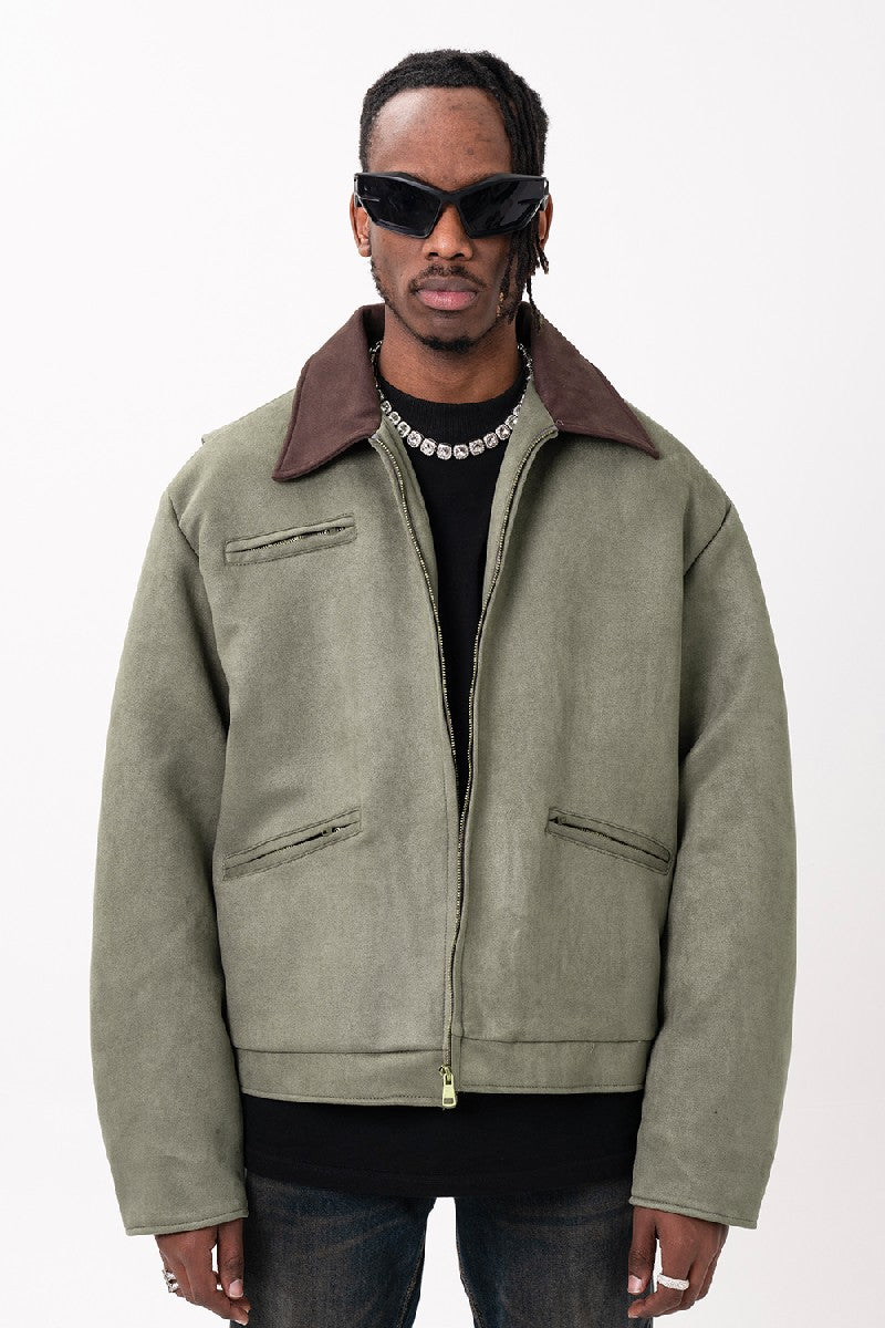 Suede Pilot Jacket – Copping Zone