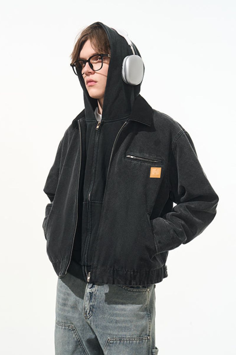 Washed Retro Jacket – Copping Zone