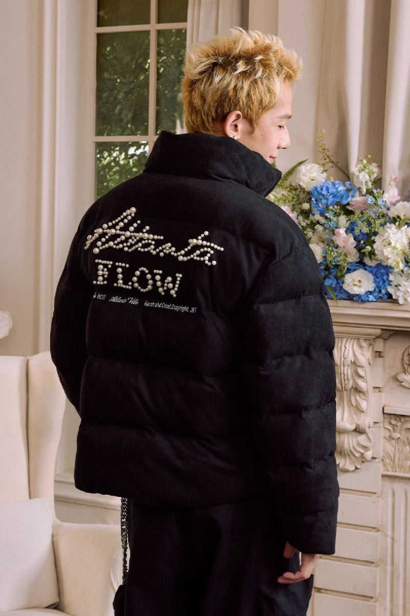 Pearl Suede Graphene Puffer Jacket – Copping Zone