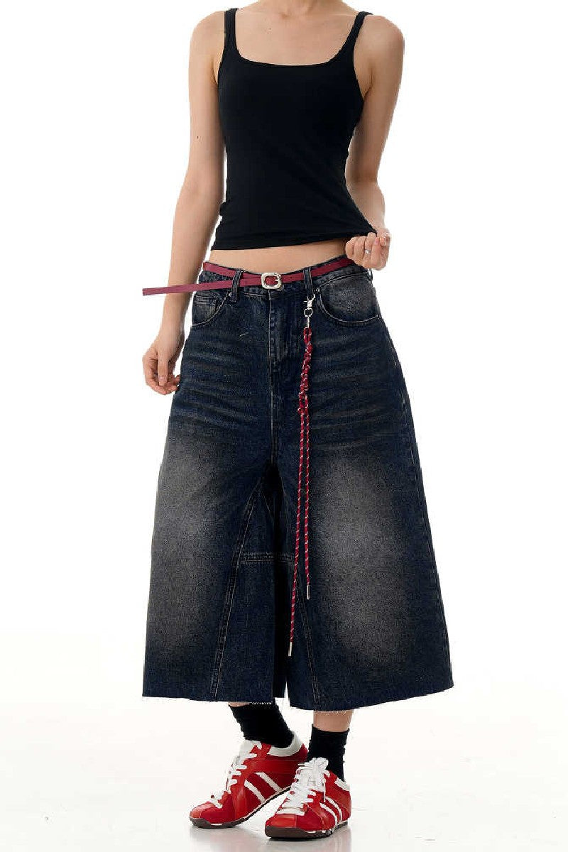 Washed Blue Jorts – Copping Zone