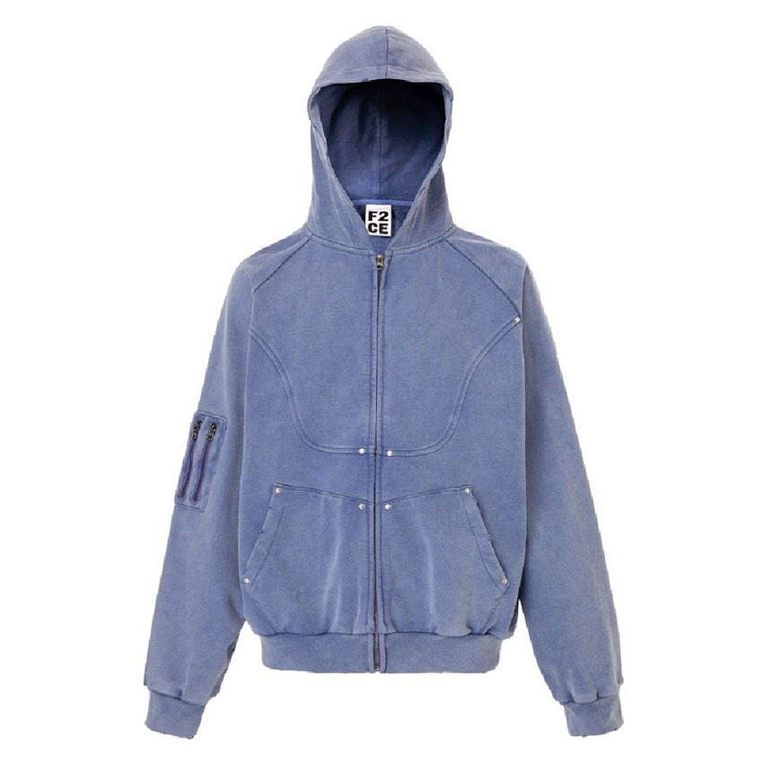 Structure Zip Up Hoodie – Copping Zone