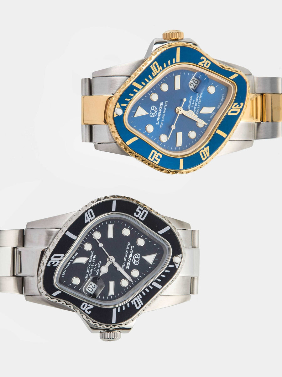 LAARVEE Crashed Submariner Steel Watch – Copping Zone