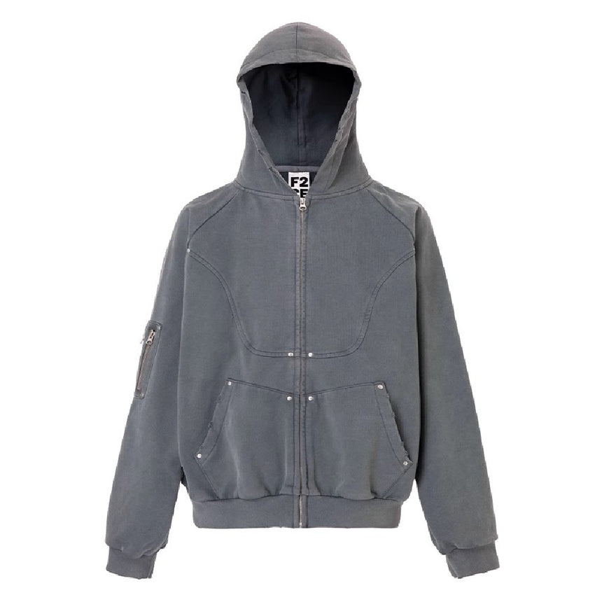 Structure Zip Up Hoodie – Copping Zone
