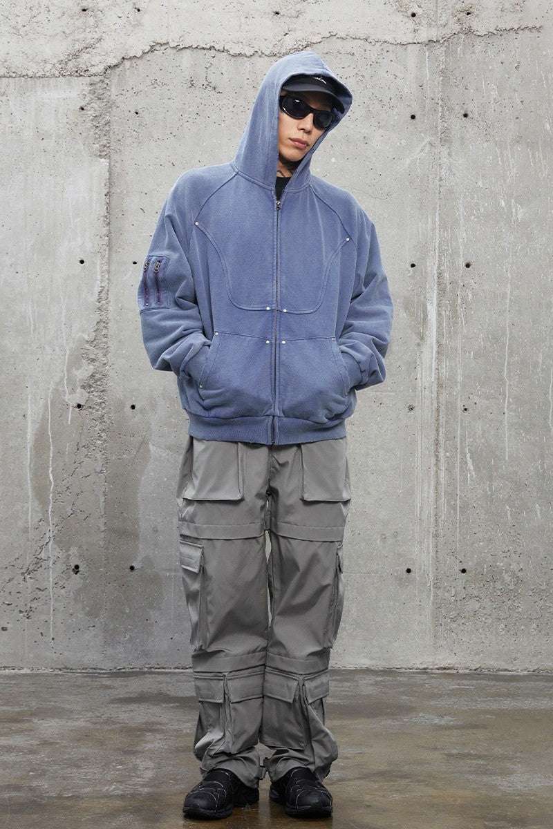 Structure Zip Up Hoodie – Copping Zone