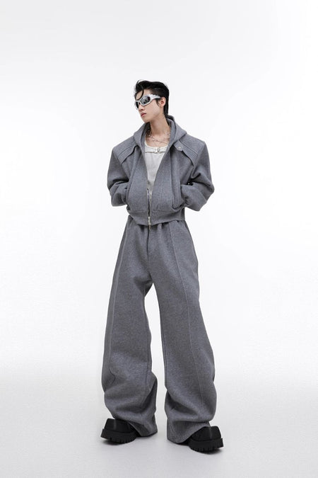 Structure Cropped Hoodie – Copping Zone