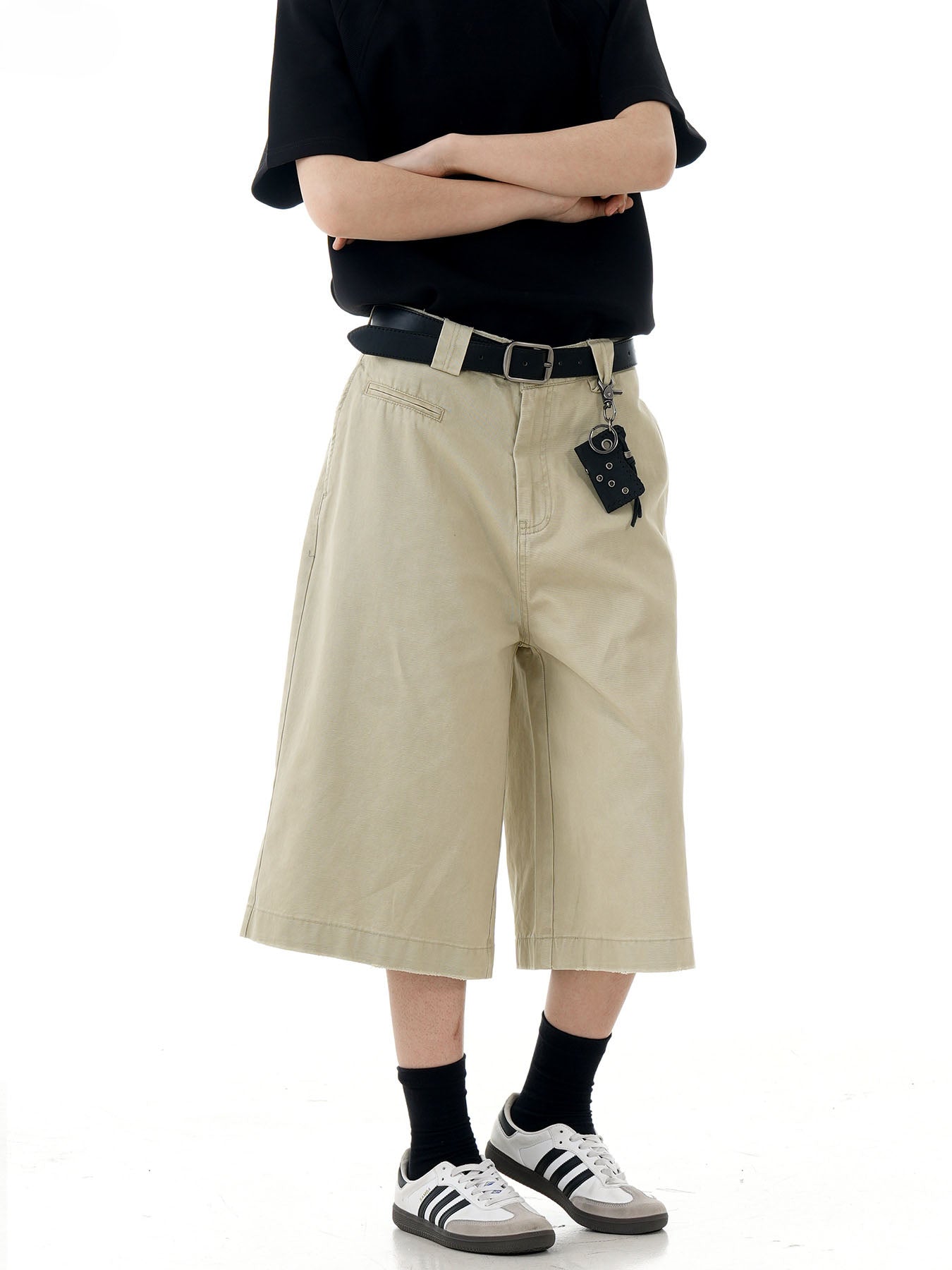 High Waist Cargo Knee Shorts – Copping Zone